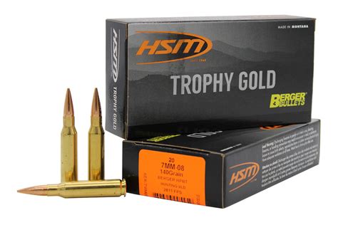 Hsm 7mm08140vld 7mm 08 Remington 140 Grain Berger Hunting Vld Match