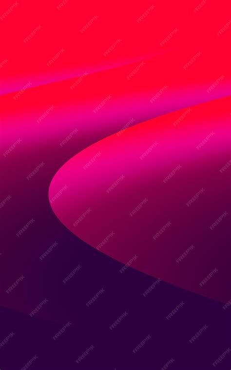 Premium Photo Card Template Curve Gradient Abstract Background