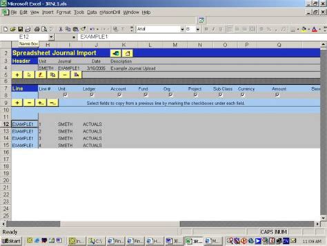 Spreadsheet Upload Tool Instructions