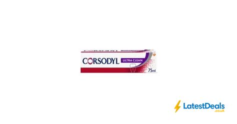 Corsodyl Ultra Clean Daily Gum Care Fluoride Toothpaste £250 At Asda