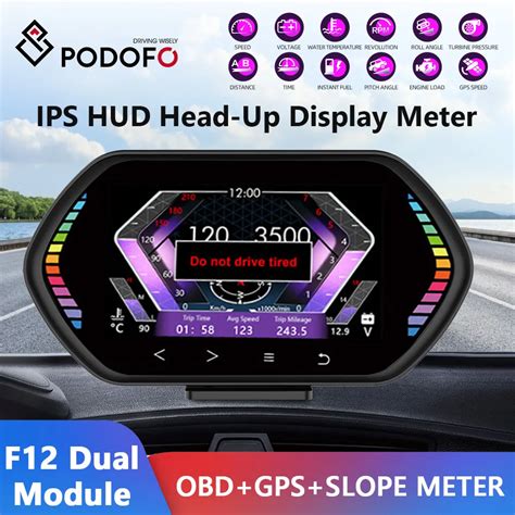 Podofo Veloc Metro Digital Para Coche Od Metro Inteligente Con Pantalla
