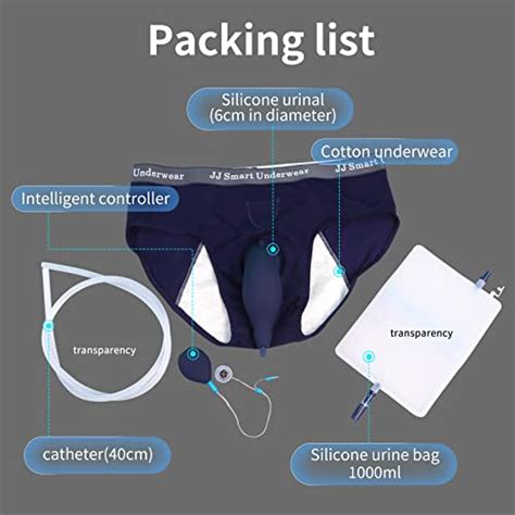 Wearable Urinary Incontinence Pants Male Silicone Urine Catheter Bags