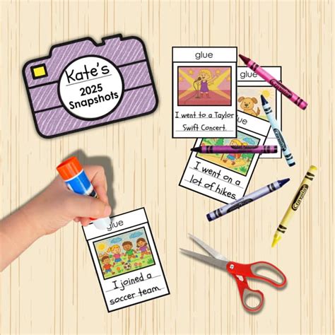 2025 Reflection Memories Writing Craft Activity End Of Year New Years Eve