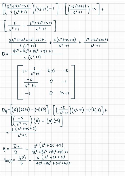 Transfer Function Mesh Analysis Electrical Engineering Stack Exchange