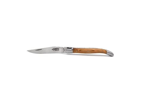 Couteau Laguiole pliant Forgé manche en olivier Arbalète G David