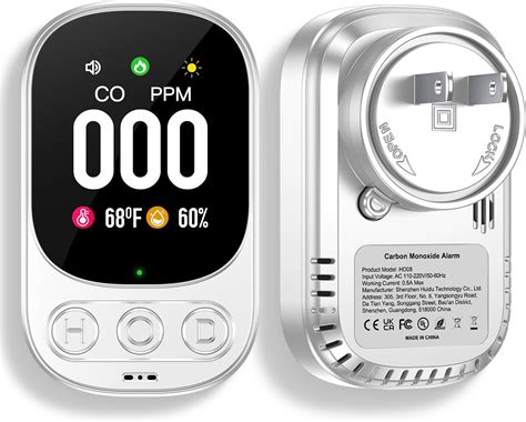 Indoor Co2 Detector Battery Operated Air Quality Monitor 1 Second Update For Detecting Carbon