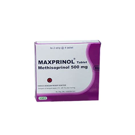 Maxprinol 500 Mg 4 Tablet Kegunaan Efek Samping Dosis Dan Aturan