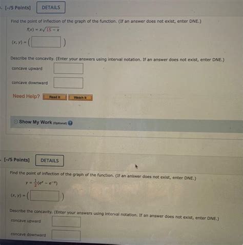 Solved Find The Point Of Inflection Of The Graph Of The Chegg