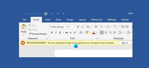 Upload Blocked Sign In To Save This File Or Save A Copy Onedrive