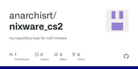 Github Anarchisrtnixwarecs2 My Repository Luas For Cs2 Nixware
