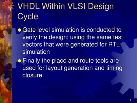 PPT VLSI DESIGN USING VHDL PowerPoint Presentation Free Download ID 6322833