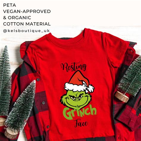 Resting Grinch Face T Shirt Christmas Grinch Top Grinch Fan Tee