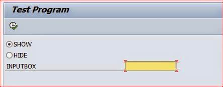 ABAP Tutorials Tips And Tricks Certification Questions And Much More How To Hide A Parameter