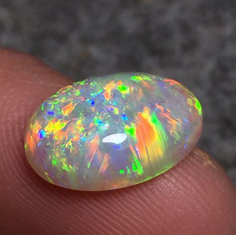 gorgeous 5 96ct lightning ridge crystal opal natural opals