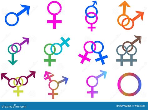 Sexual Orientation Icon Symbol Shape Sign Logo Website Gender Se Stock