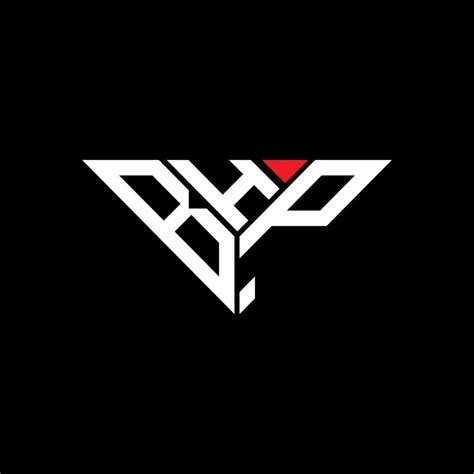 Diseño Creativo Del Logotipo De La Letra Bhp Con Gráfico Vectorial