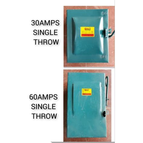 Ever Safety Switch Box Fuse Box 30a 60a 2p 250v Single Throw Safety