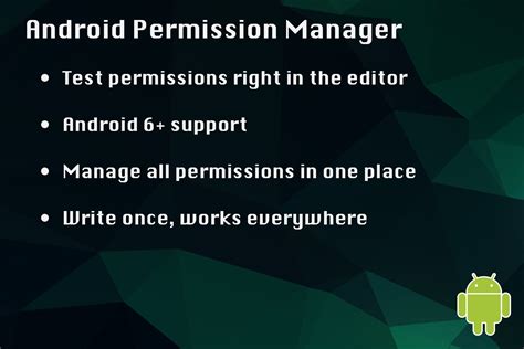 android permission manager permission manager plugin allows you to