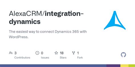 GitHub AlexaCRM Integration Dynamics The Easiest Way To Connect