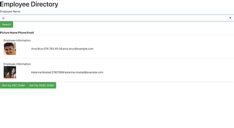 Github Kaitekellyemployee Directory In React A Searchable Employee Directory Built With React