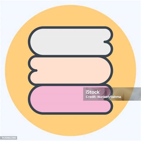 아이콘 클랜 타월 세탁물 기호와 관련이 있습니다 컬러 메이트 스타일 편집 가능한 간단한 디자인 간단한 그림 인쇄에 적합 0명에 대한 스톡 벡터 아트 및 기타 이미지 Istock