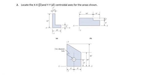 Solved Locate the XX yˉ and YY x centroidal axes for Chegg com
