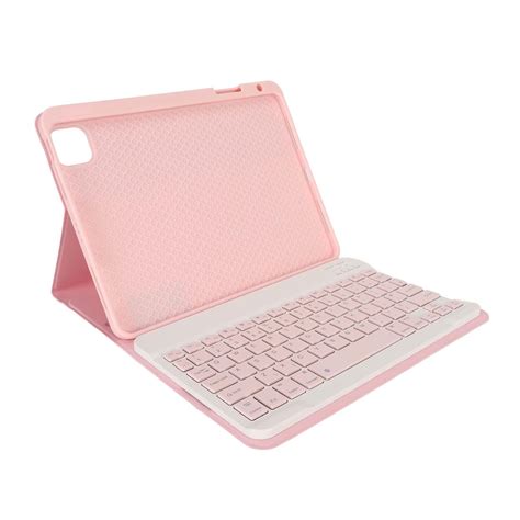 Tablet Keyboard Qwerty Uk Layout Portable Keyboard Bt Connection For Pro 11in Tablet Pink