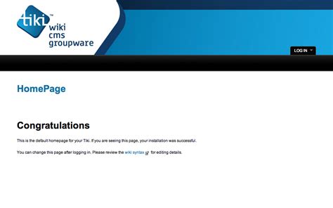 Tiki Wiki Cms Groupware Webhosting Mangelot Hosting