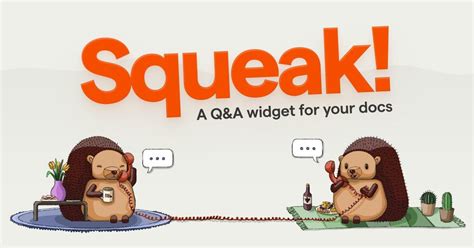 squeak open source embeddable qanda for every page of your docs r