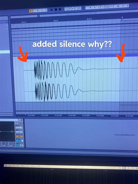 sample export issues added silence r ableton