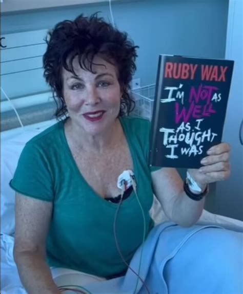 Ruby Wax Sparks Fan Concern As She Shares Candid Video From Hospital