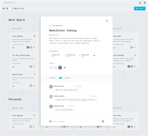 Wireframe Color Scheme For The Control Panel Design System
