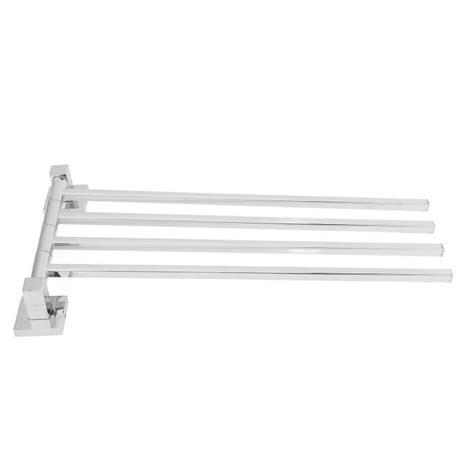 Pwshymi étagère à serviettes Barre porte serviettes en acier inoxydable support deco