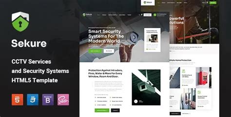 Sekure CCTV And Security Systems HTML5 Template Bliter GPL