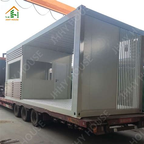 China Fast Building Prefab Turnstile Container House Gate Booth