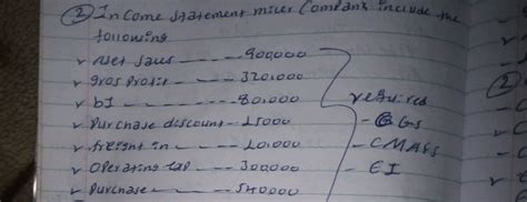2 In Come Statement Micer Compant Inciude The StudyX