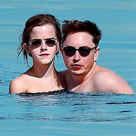 Emma Watson Swim With Elon Musk Stable Diffusion OpenArt