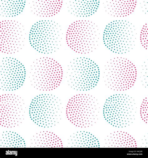 Vector Geometric Seamless Pattern Repeating Abstract Circles Gr Stock Vector Image And Art Alamy