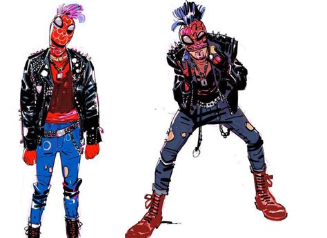 11 Rejected Designs For Spider Verse 2s Spider Punk Photos