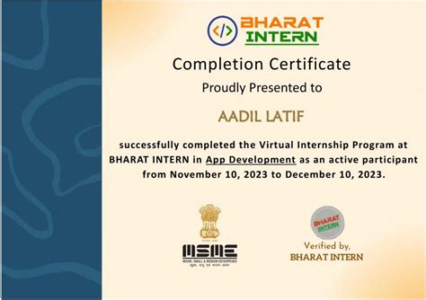 aadil latif on linkedin appdevelopment internshipcompletion