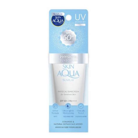 Sunplay Skin Aqua Physical Sunscreen Spf50 50ml Exp 2025 Broad