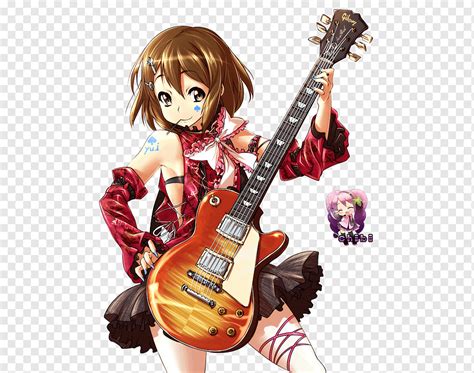 Yui Hirasawa K On Anime Graphy Anime Guitarist Cartoon Desktop