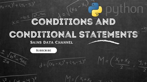 Conditions And Conditional Statements If Elif Else Introduction Pemrograman Menggunakan