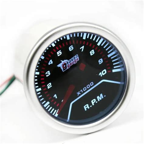 CARPRIE LCD Digital Tachometer Speedometer Inch MM Universal Red
