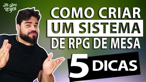 5 DICAS PARA CRIAR UM SISTEMA DE RPG YouTube