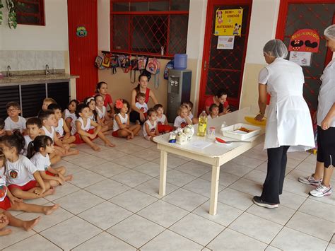 E Hoje Foi O Dia Dos Alunos Do PerÍodo Da Tarde Participarem Da Atividade De CulinÁria Da