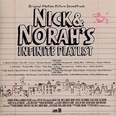 Various Nick And Norahs Infinite Playlist Ost Teenage Head Records