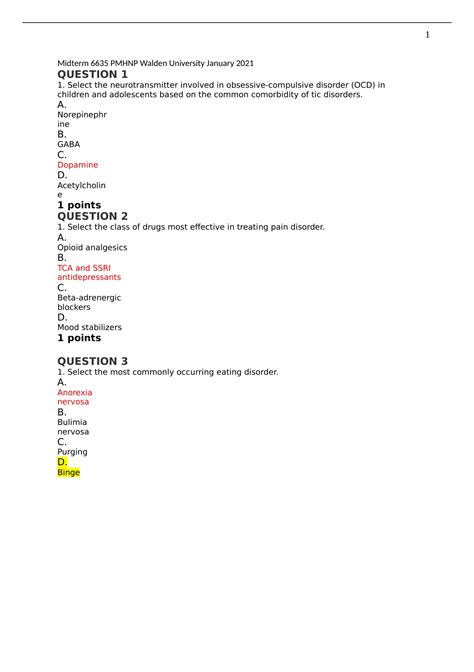 Ancc Pmhnp Certification Practice Exam Questions And Answers Stuvia Us