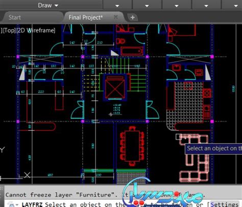 آموزش اتوکد نقشه کشی ساختمان شامل پروژه عملی مهندس یار