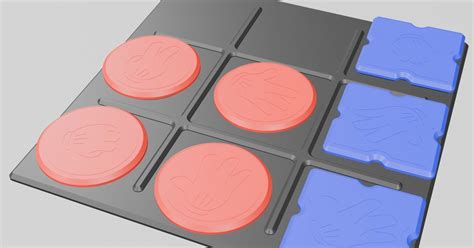 Tic Tac Toe X Rock Paper Scissors By Takwah Download Free Stl Model